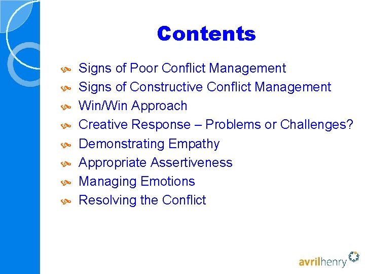 Resolving Conflict Constructively INSPIRING TRANSFORMATIONAL LEADERSHIP ...