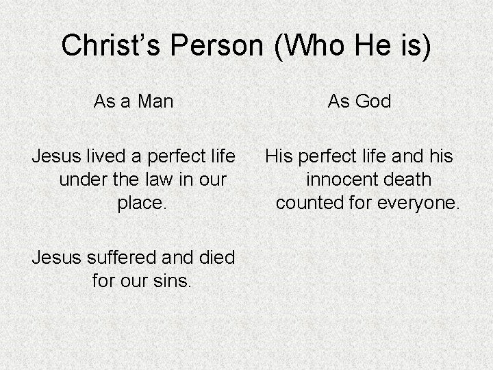 Who is Jesus Christ Lesson 4 Christs Person