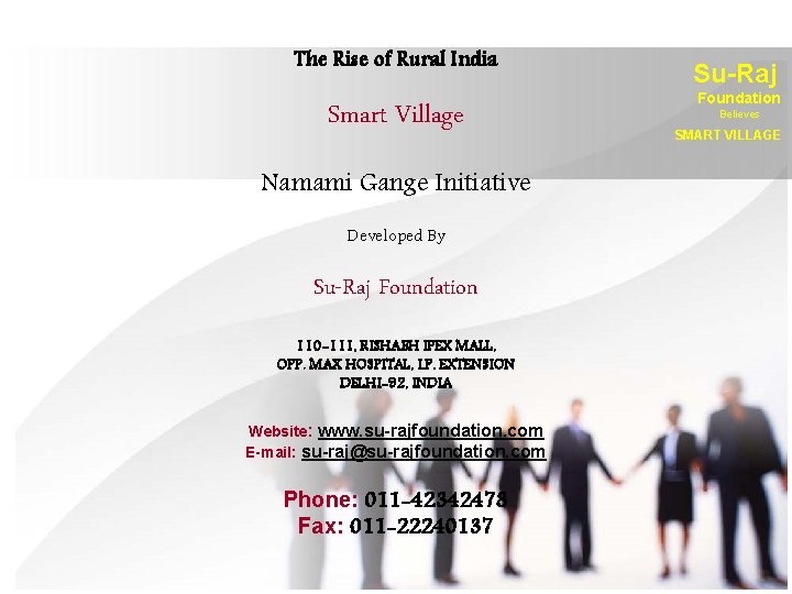 The Rise of Rural India Smart Village Namami