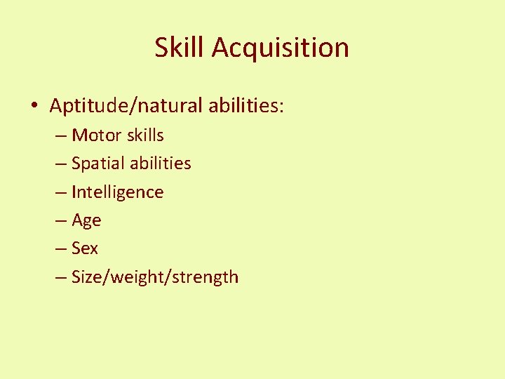 Skill an introduction Nada Khreisheh What is Skill