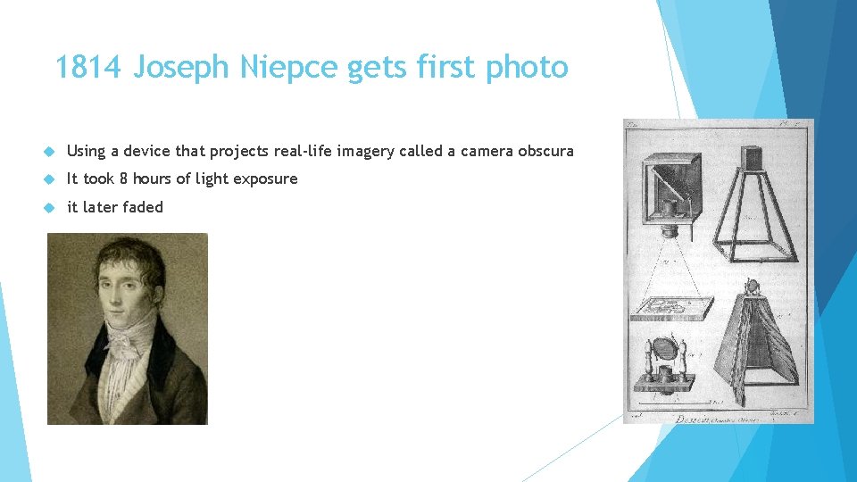 A HISTORY OF PHOTOGRAPY By Alliy Hansen 1664