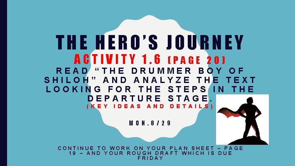 THE HEROS JOURNEY ACTIVITY 1 6 PAGE 20