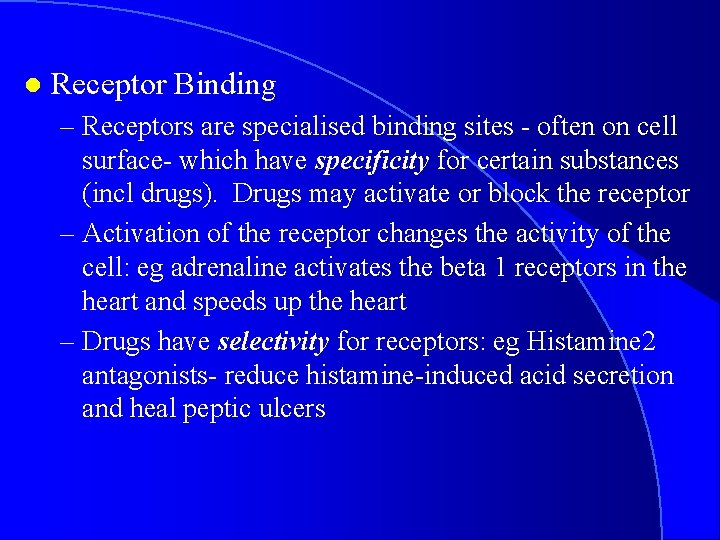 Drug Actions and Handling by the Body Pharmacokinetics