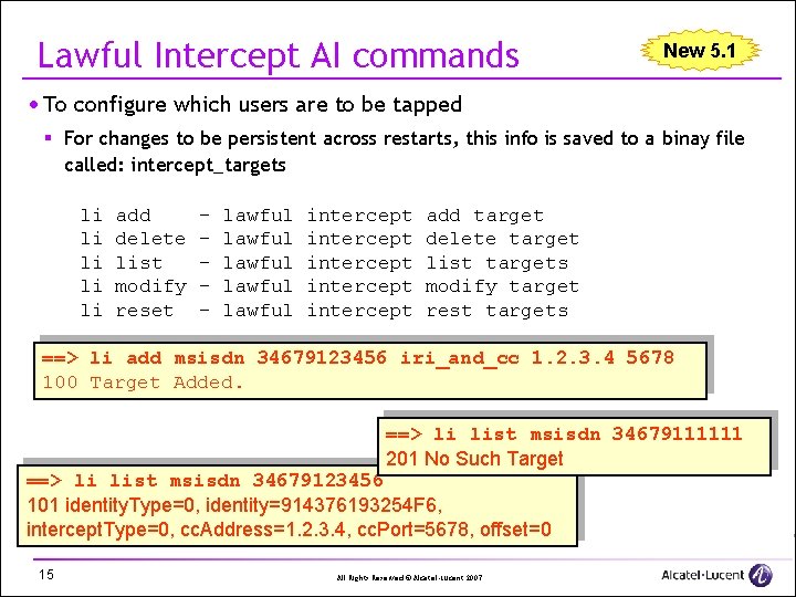 Administration Interfaces AI Module Objectives Command Line Interface