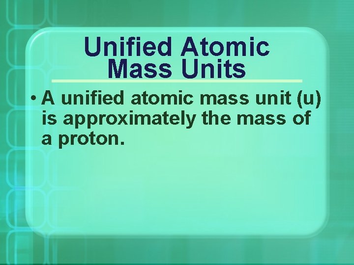 Useful Element Notations Atomic Number Z The number