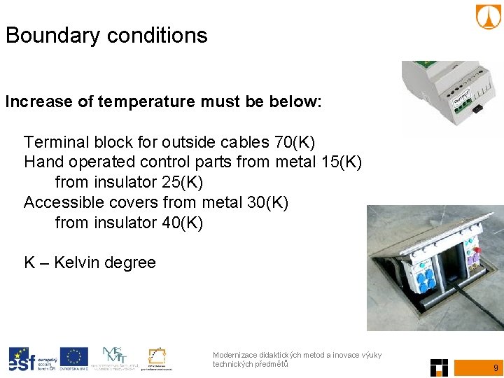 9 Lecture ESY Cooling airconditioning of switchboards Ing