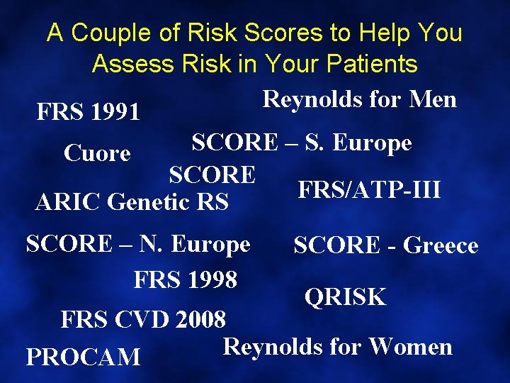 CVD Risk Prediction Basic Concepts Current Status and