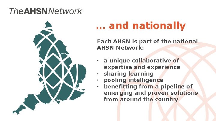 Introduction to the AHSN Network Nuala Foley Industry