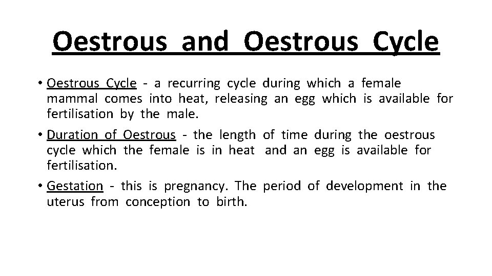 Reproduction in Animals Reproduction is the method by