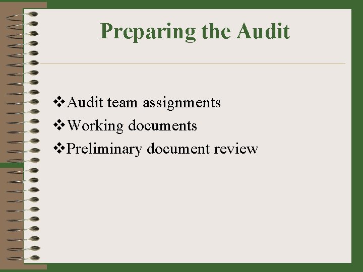 EMS Auditing Self Certification and Management Review EMS