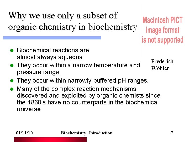 Introduction to Biochemistry Andy Howard Biochemistry Lectures Fall