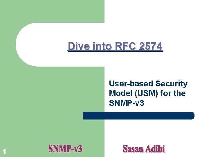 Dive into RFC 2574 Userbased Security Model USM