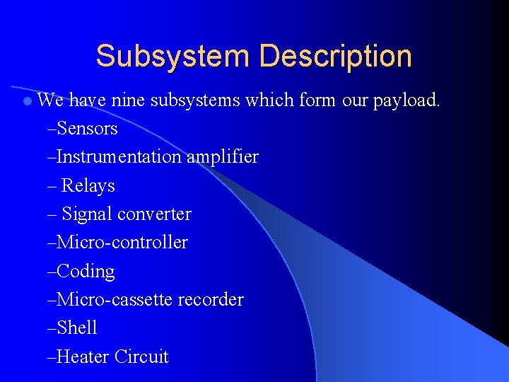 Black Box Sat Critical Design Review Colorado State