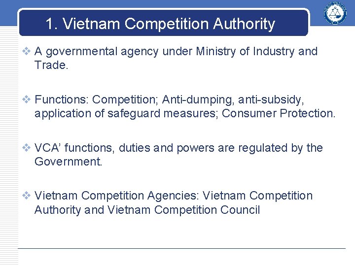 UNFAIR COMPETITION PRACTICES EXPERIENCES FROM VIETNAM Cao Xuan