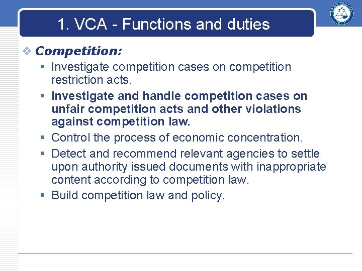 UNFAIR COMPETITION PRACTICES EXPERIENCES FROM VIETNAM Cao Xuan
