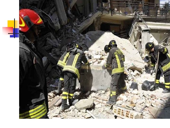 Italian Nazional Fire Corps The Organisation the training