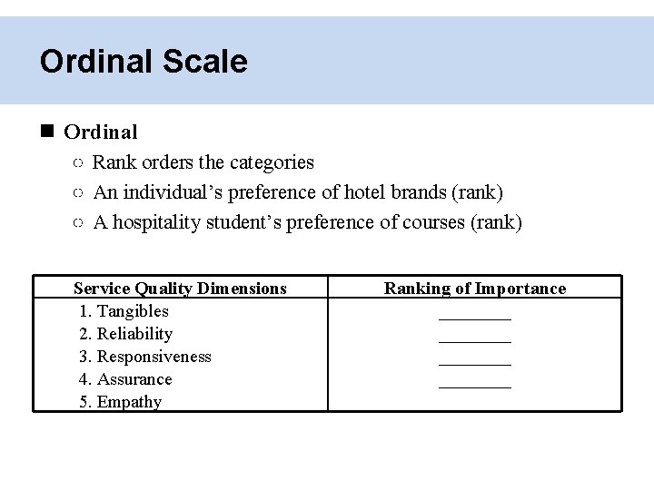Chapter 10 Quantitative Data Analysis Chapter Objectives Understand