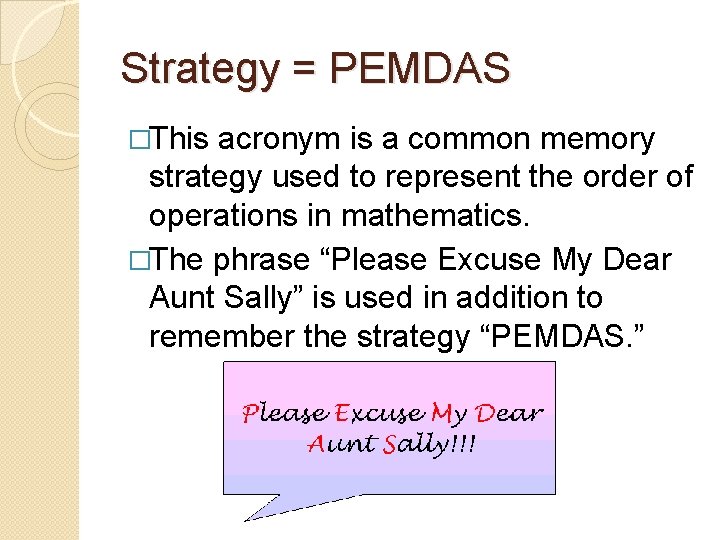 SPED 441 Learning Strategy Assignment By Chad Bobbit