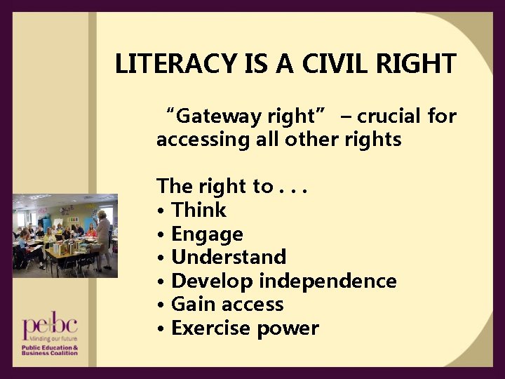 Adolescent Literacy Rights CASE Conference 2009 Diane Lauer