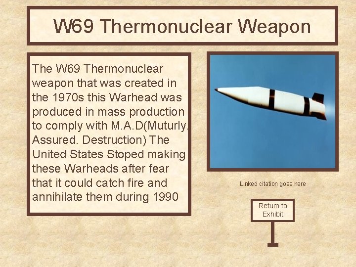 Heavy Weapons Missiles Museum Entrance AirForce Thermonuclea r