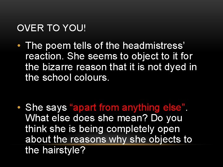 FOR HEIDI WITH BLUE HAIR Fleur Adcock Adcock