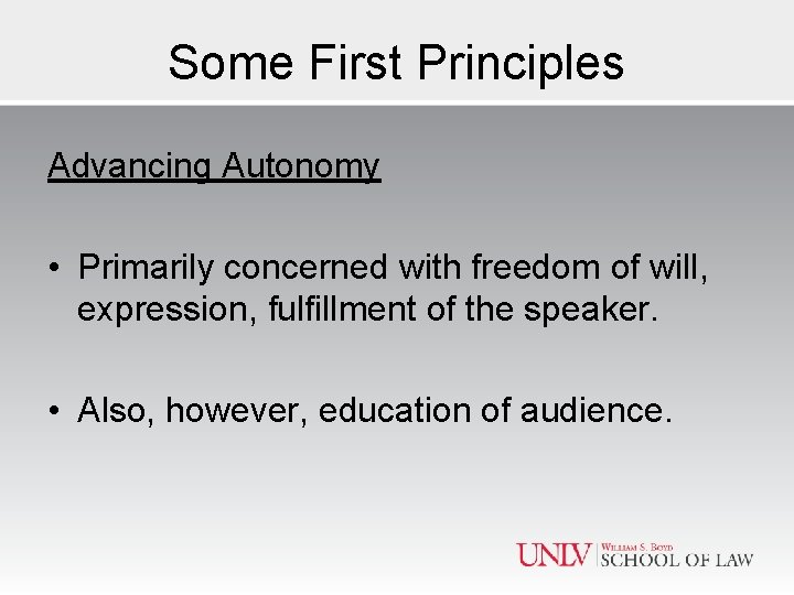 The First Amendment On Campus Ian Bartrum Professor
