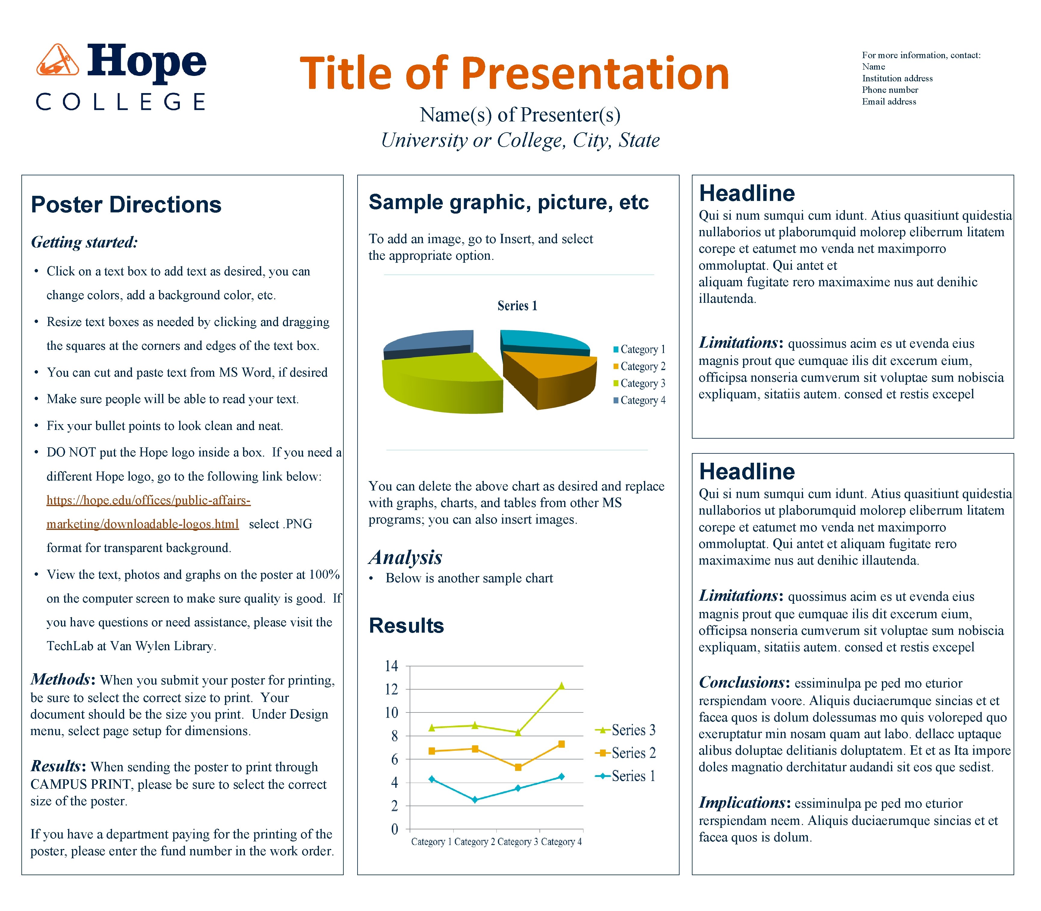 Title of Presentation Names of Presenters University or