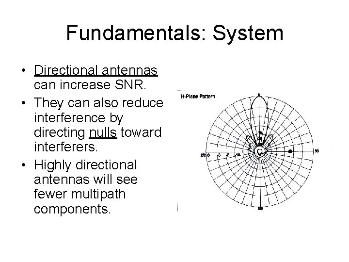 TAP Channel Measurement Fundamentals Goals and Plans Outline