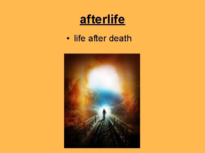 Ancient Egypt Vocabulary Study Guide afterlife life after