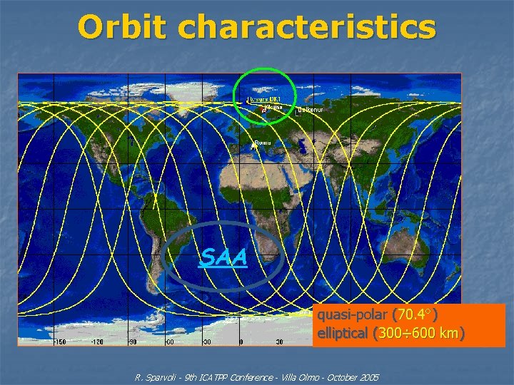 Launch in orbit of the space experiment PAMELA
