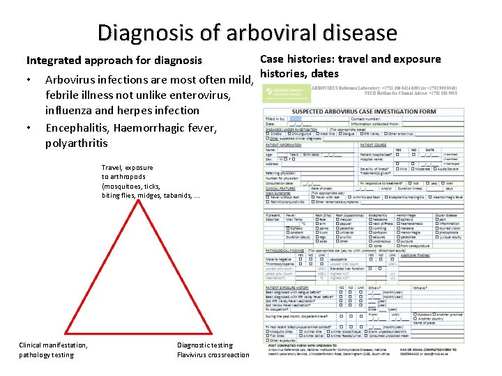 Overview of emerging and detection of arboviral disease