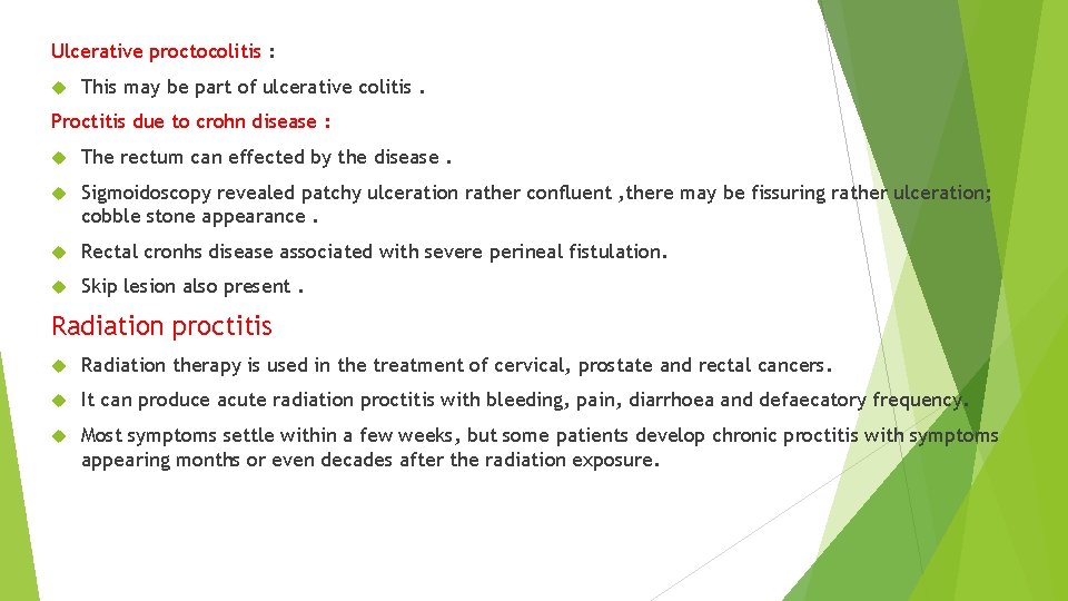 Rectum lecture 2 Partial Rectal prolapseMucosal The mucous