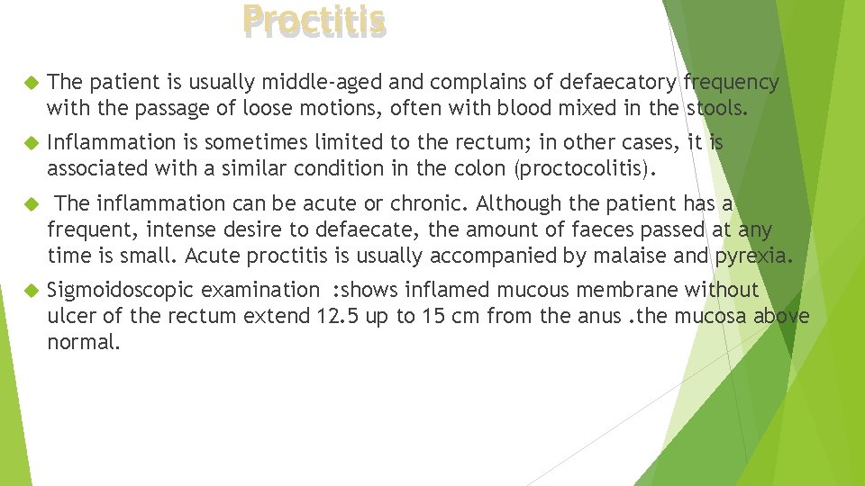 Rectum lecture 2 Partial Rectal prolapseMucosal The mucous