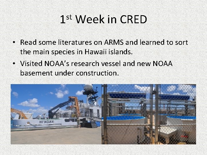 Scientific Exchange Program on Autonomous Reef Monitoring Systems