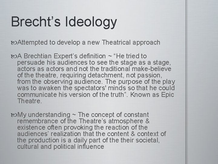 Theatre Practitioners Styles What is a Theatre Practitioner