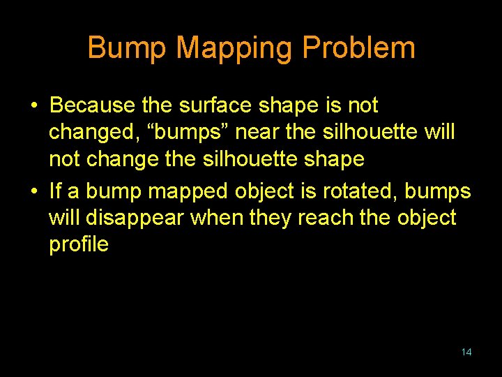 Texture 1 Overview Introduction Painted textures Bump mapping