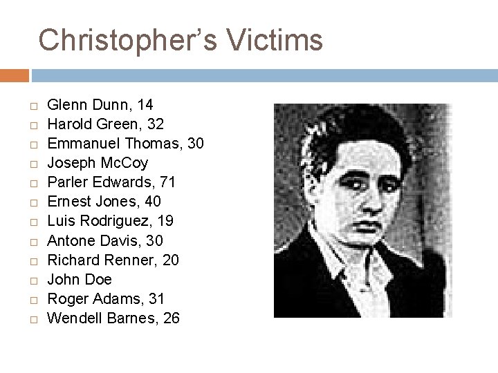 SERIAL KILLERS By Sarah Winder Gerald Gallego Born