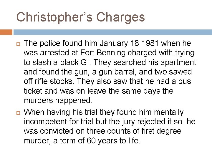 SERIAL KILLERS By Sarah Winder Gerald Gallego Born