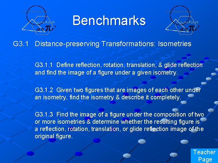 Transformations High School Geometry By C Rose T
