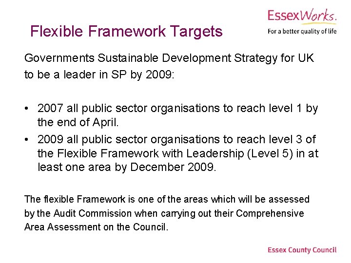 Sustainable Procurement National Action Plan Flexible Framework Paul