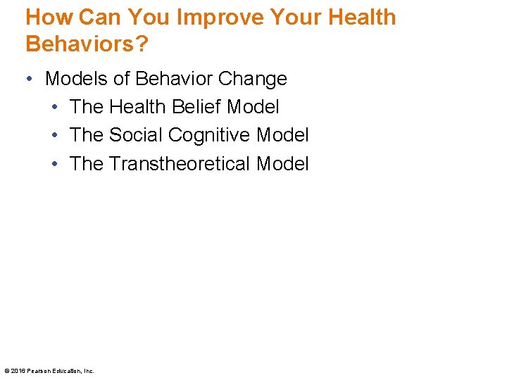 Chapter 1 Lecture Chapter 1 Accessing Your Health