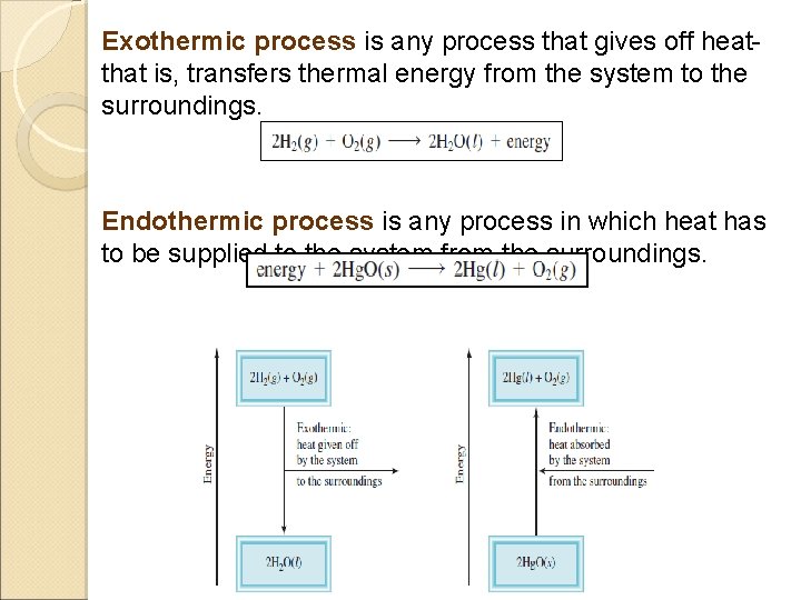 GENERAL CHEMISTRY CHE 101 Lecture 5 Thermochemistry Course