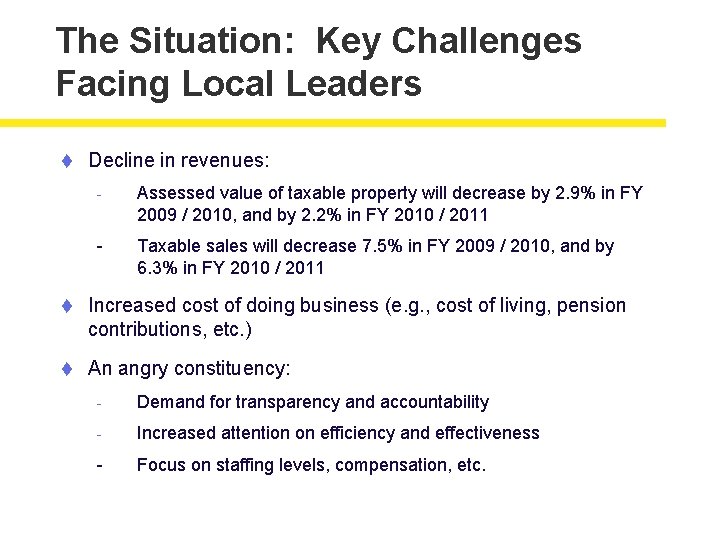 Management Studies Improving Local Government Efficiency and Effectiveness