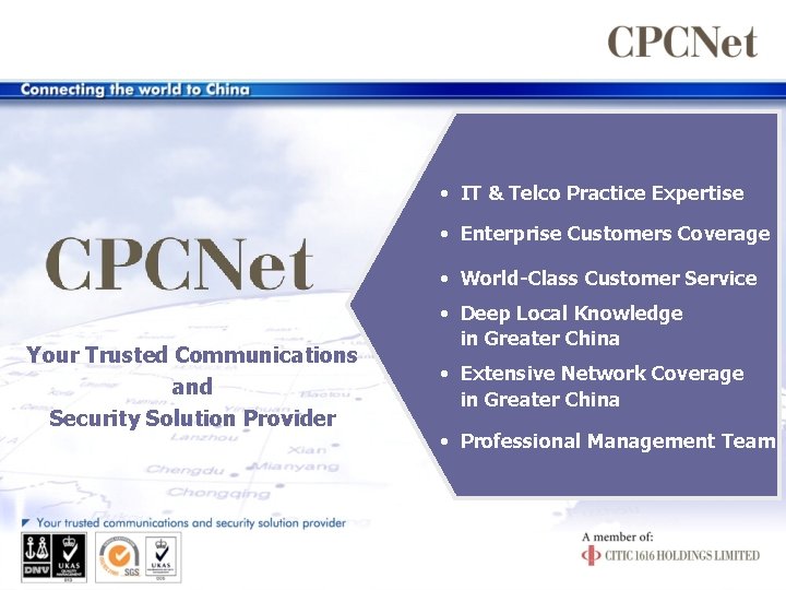 CPCNet Connecting the World to China Topics to