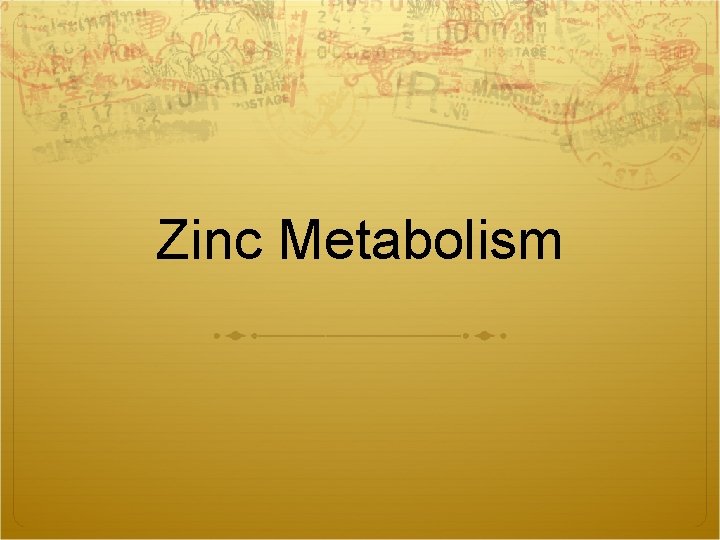 Micronutrient malnutrition II Vanessa VelazquezRuiz MD Emergency Medicine