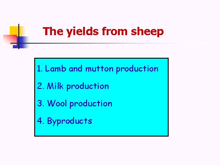 SHEEP and GOAT BREEDING Prof Dr Necmettin NAL