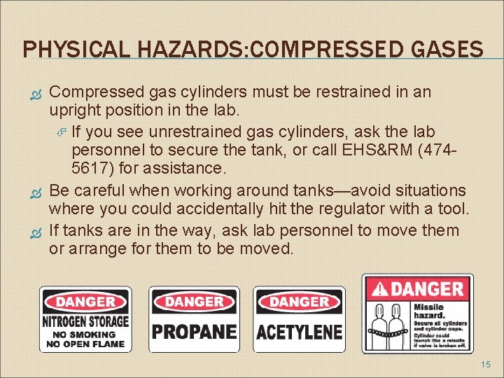 LAB SAFETY AWARENESS AND CHEMICAL SAFETY FOR NONLAB