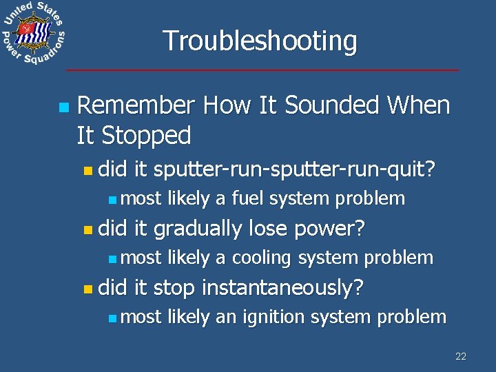 Engine Maintenance Chapter 3 Inboard Spark Ignition Engines