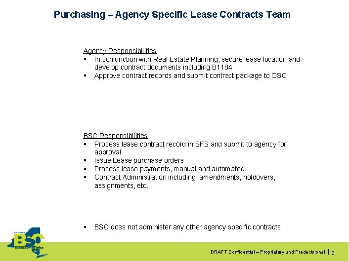Purchasing with the BSC Purchasing Standalone Purchase Order
