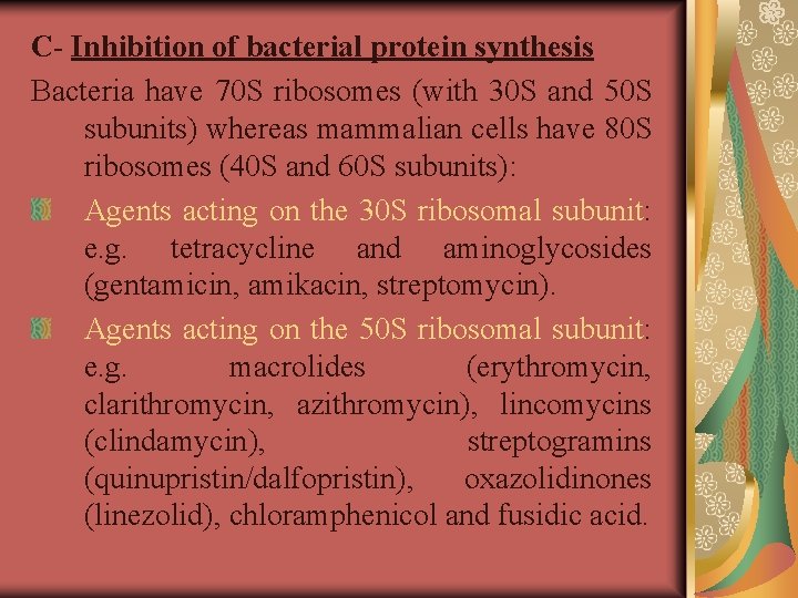 Antimicrobial Chemotherapy Learning Objectives Definitions Mechanisms ...